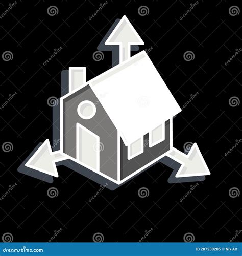 Icon Architectural Design Related To 3d Visualization Symbol Glossy Style Simple Design