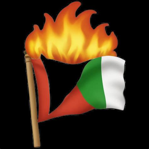 Burning Flag Italy Emoji Ai Emoji Generator