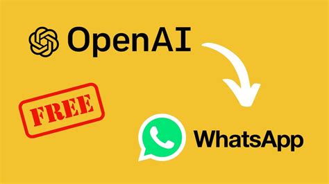 Openai On Whatsapp Chatgpt On Whatsapp How To Use Chatgpt To Whatsapp Youtube