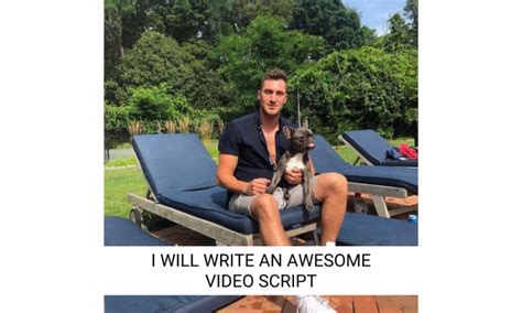 write an awesome video script by alex hostetler fiverr