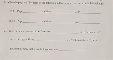 Solved 1 20 Points A Virtual Memory Scheme Is Using The