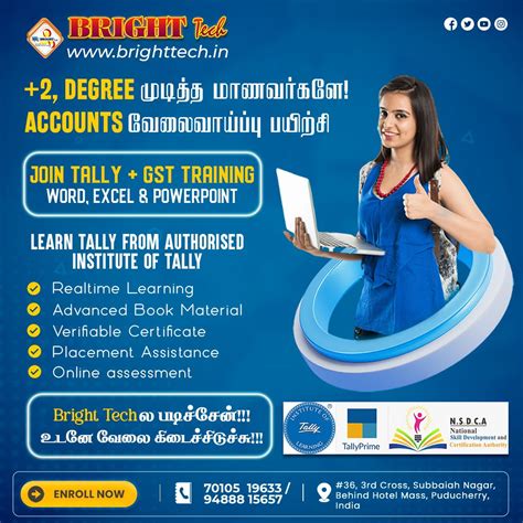 Bright Tech Training Institute On Linkedin Tallytraining Careeropportunities Jobready