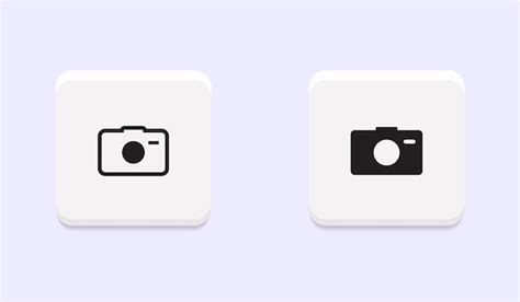 Premium Vector Vector Camera Icon In Neumorphism Buttons Or Neumorphic Style