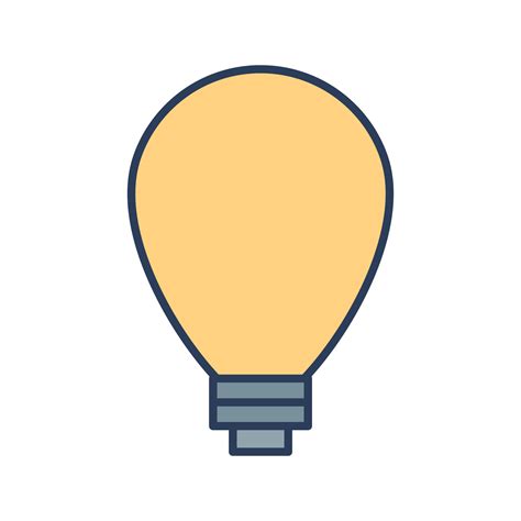 Electric Bulb Vector Icon Vector Art At Vecteezy