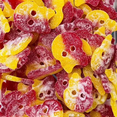 Bulk Bubs Giant Fizzy Sour Skulls Limit 200g Per Customer