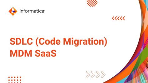 Rahul Tiwary On Linkedin Sdlc Code Migration Mdm Saas