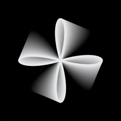 Premium Vector Abstract Monochrome Infinity Loop