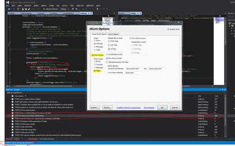Visual Studio Task List For JavaScript Stack Overflow
