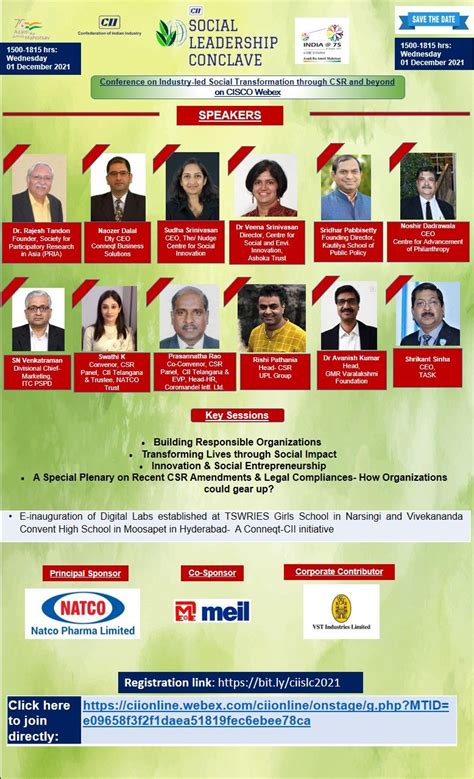 Avanish Kumar Phd On Linkedin Cii Social Leadership Conclave Is A