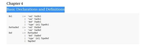Basic Declarations And Definitions Definitions Basic Declaration