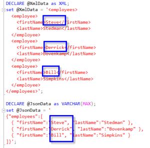 Iterating Over JSON And XML Values Steve Stedman
