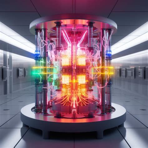 Premium Ai Image Unleashing The Power Of Quantum Computing Simulating Nuclear Fusion In A