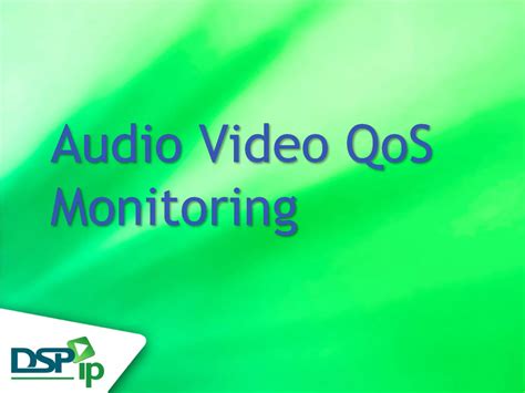 IPTV QoE Monitoring PPT