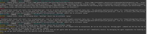 I Always Get Error Invalid Json · Issue 701 · Significant