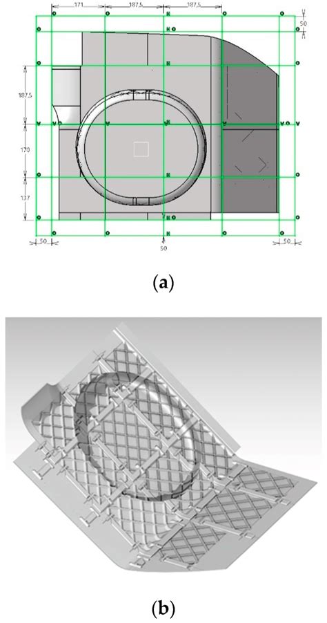a cut line arrangement for segmentation b rendering of the final