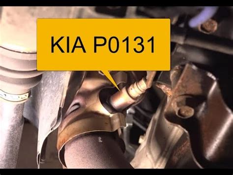 How To Fix A KIA P0131 Code O2 Sensor Circuit Low Voltage Bank 1 Sensor 1 YouTube