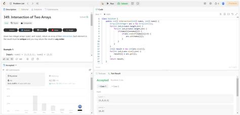 Resolved Intersection Of Two Arrays Problem On Leetcode Prince Soni