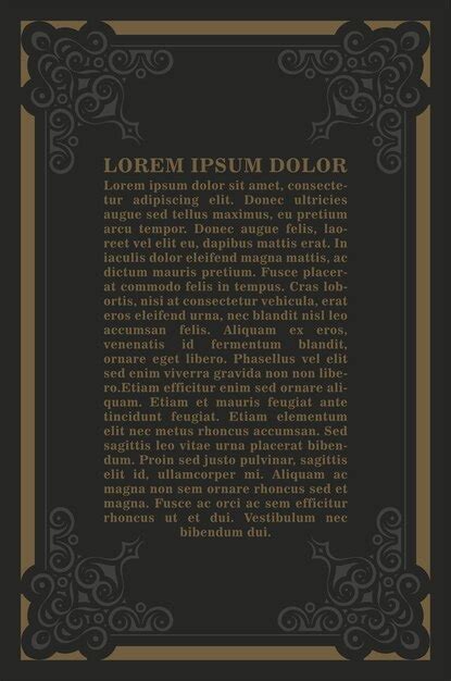 Premium Vector Calligraphic Square Ornament Frame Lines