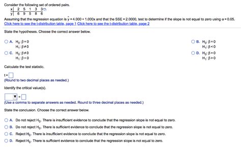 solved consider the following set of ordered pairs y 6 9 5 8