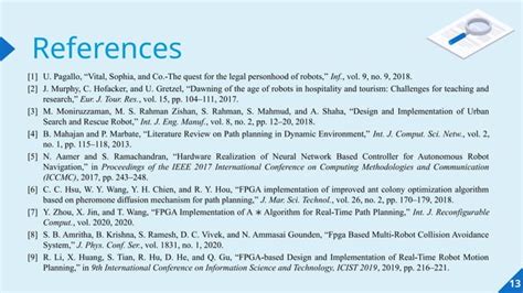 Fpga Based Robot Path Planning Presentation Pptx Robotics