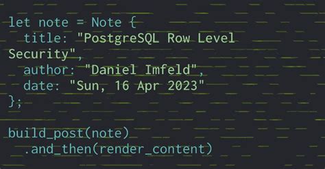 douglas hunley on linkedin postgresql row level security