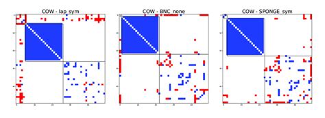 Adjacency Matrices Sorted By Clustering Labels For Left Symmetric