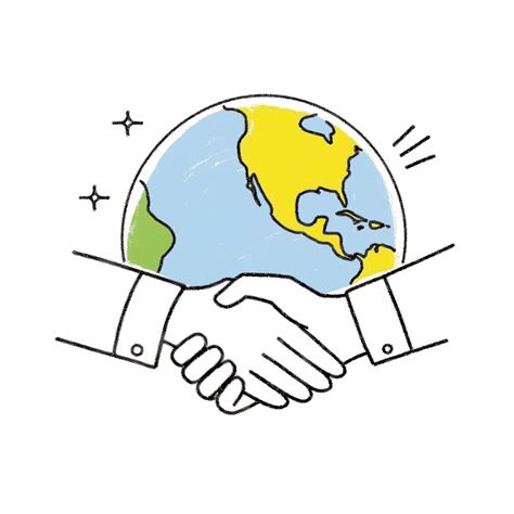 国際協力・グローバルなパートナーシップ｜ai百科「シンテリ」で調べる語句・イラスト