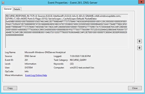 Windows Dns Logging Cybersecthreat Corporation Limited