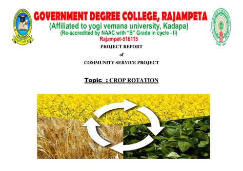 Csp Model Csp Project Project Report Of Community Service Project