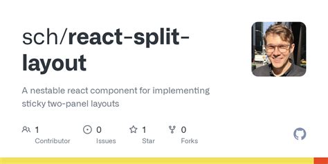 Github Sch React Split Layout A Nestable React Component For Implementing Sticky Two Panel
