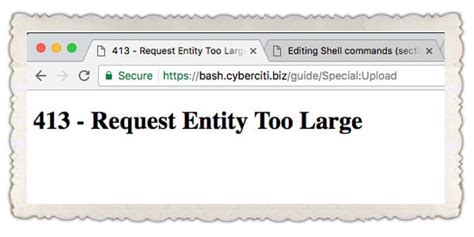 Nginx 413 Request Entity Too Large Error And Solution Nixcraft