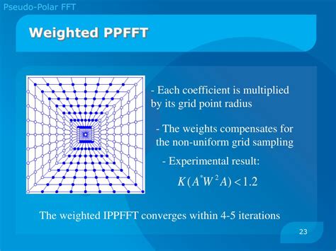 Ppt Direct Exact Inverse Pseudo Polar Fft And Radon Transform Using Orthogonalizing Weights