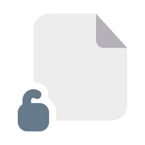 Unlocked Files Icon Flat Style 11429527 Vector Art At Vecteezy