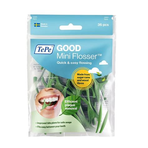 Tepe Good Mini Flosser Ekologiczne Mini Flossery Z Nicią Dentystyczną 36 Szt Sklep Empik Com