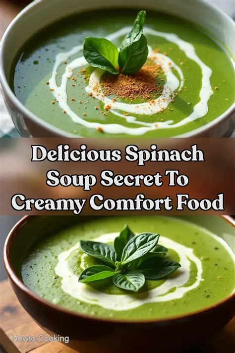 Silky Cream Of Spinach Soup My Green Goddess Recipe How