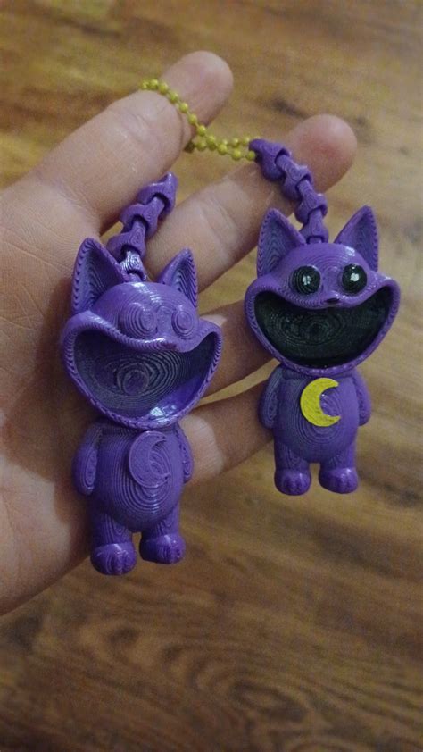 🗝️ Catnap Smiling Critters Keychain Flexi Link Fast Quick Print Party Favor Smiling