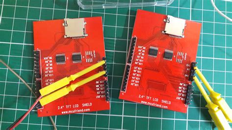 Same Tft Displays Ili9340 But One Is Showing Washed Out Black Color Displays Arduino Forum