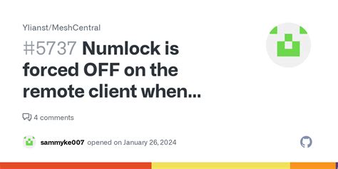 Numlock Is Forced Off On The Remote Client When Starting Rdp · Issue