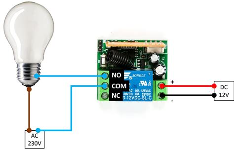 Wireless Relay Module Incl Remote Control 2 Buttons 12v 1 Ka