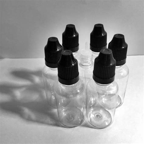50 Botol Transparent Dropper Bottle Plastic Squeezable Botol Penitis Botol Plastik Borong