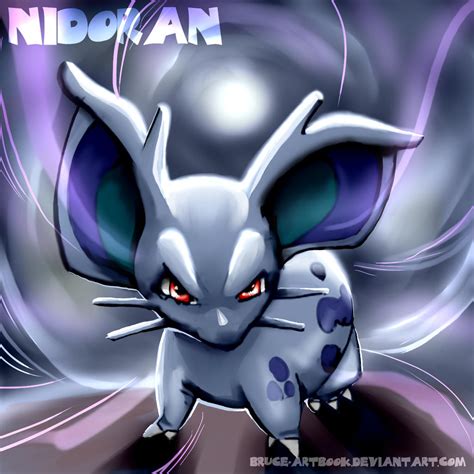 Nidoran Pokemon Fanart By Bruce Artbook On Deviantart