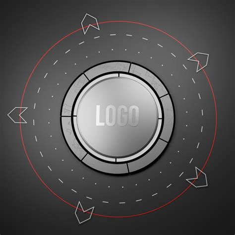 Futuristic Circle Frame Logo Reveal Free Abstract Scenes Blenderkit