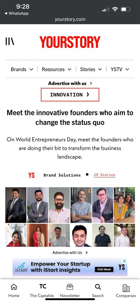 raushan kumar on linkedin i was featured as an “innovative founder” in