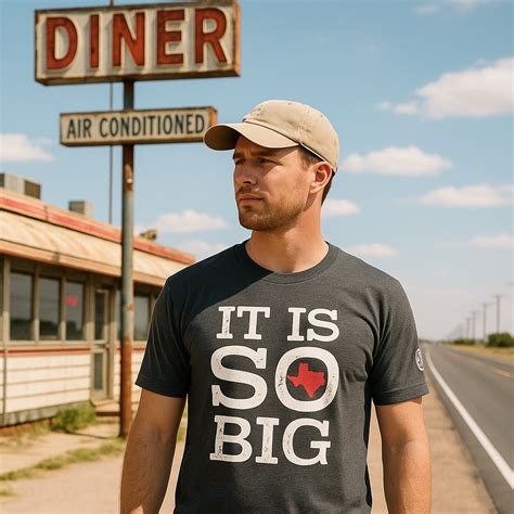 Its So Big Texas T Shirt Bold Texan Pride Lone Star Roots