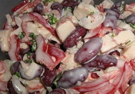 Смачний салат з квасолею і крабовими паличками Читайте на Ukr Net