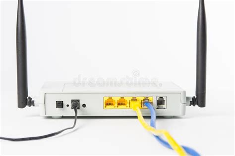 Wireless Modem Router Network Hub Stock Photo Image Of Internet Rj
