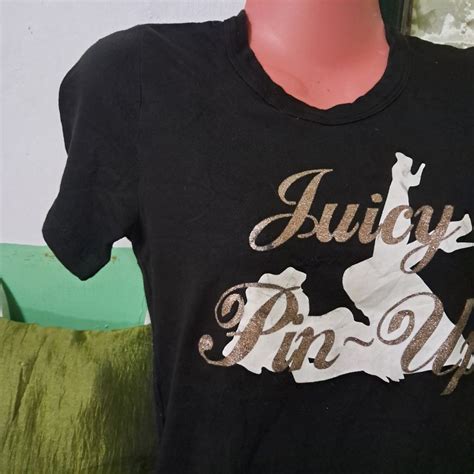 Juicy Couture Juicy Pin Up Shirt Black On Carousell