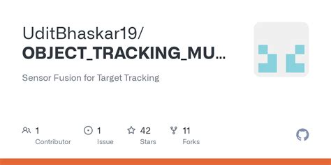 Github Uditbhaskar Object Tracking Multi Sensor Fusion Sensor Fusion For Target Tracking