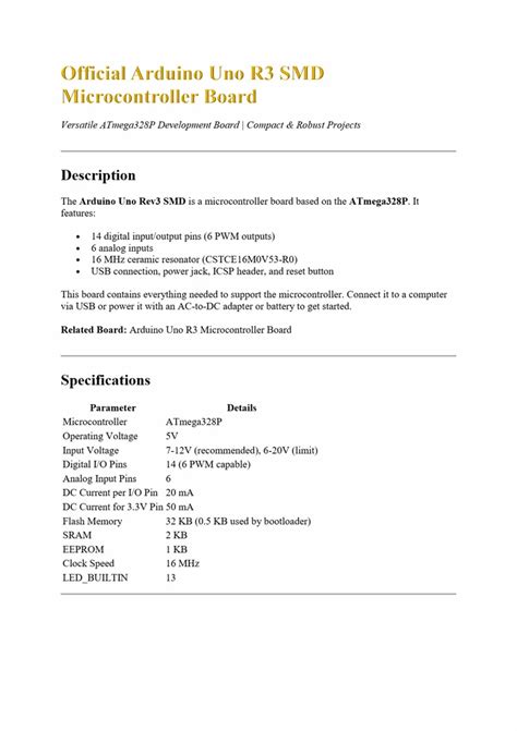 Official Arduino Uno R3 Smd Microcontroller Board 5v At ₹ 1676piece In New Delhi