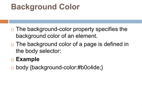Introduction To Css Pptx